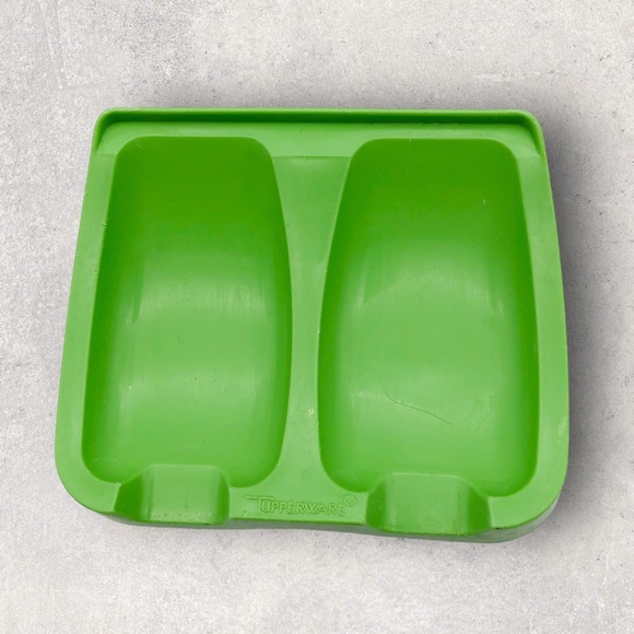 Tupperware | Kitchen | Tupperware Double Spoon Rest Lime Green Vintage ...